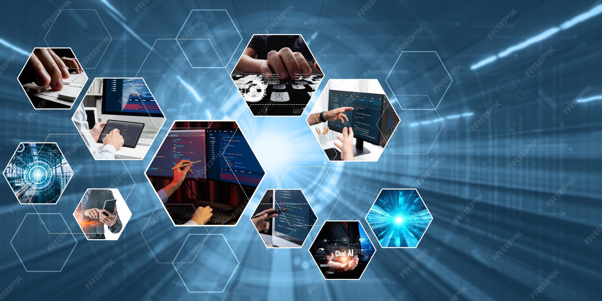 Premium Photo | Computer programming coding and ai artificial intelligence nlp data development