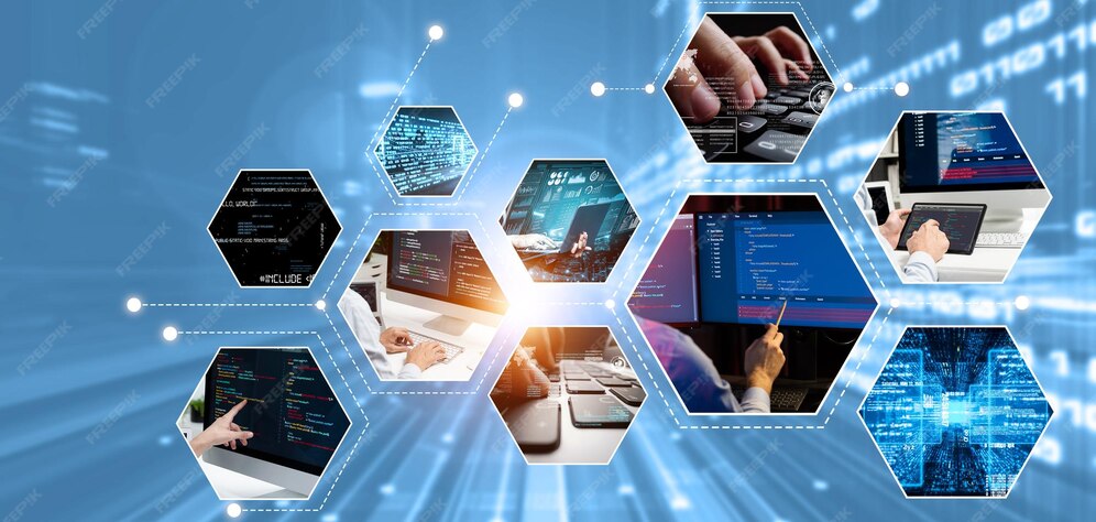 Premium Photo | Computer programming coding and AI artificial ...