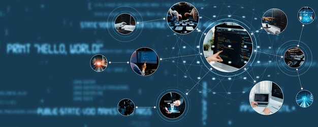 Premium Photo | Computer programming coding and ai artificial ...