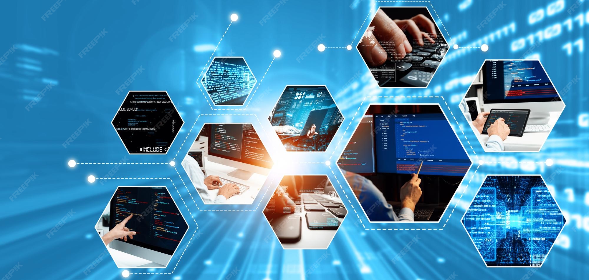 Premium Photo | Computer programming coding and ai artificial ...