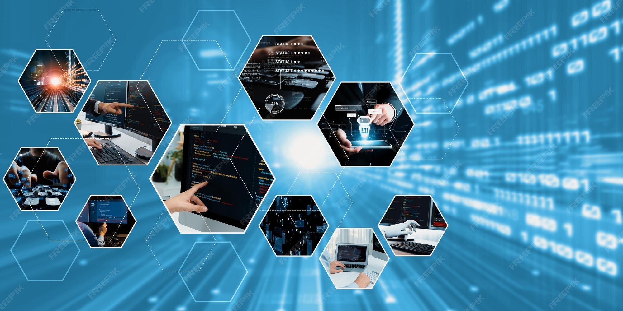 Premium Photo | Computer programming coding and ai artificial intelligence nlp data development