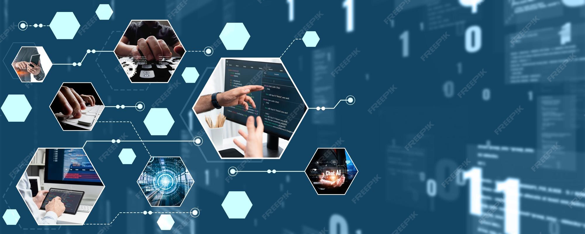 Premium Photo | Computer programming coding and ai artificial ...