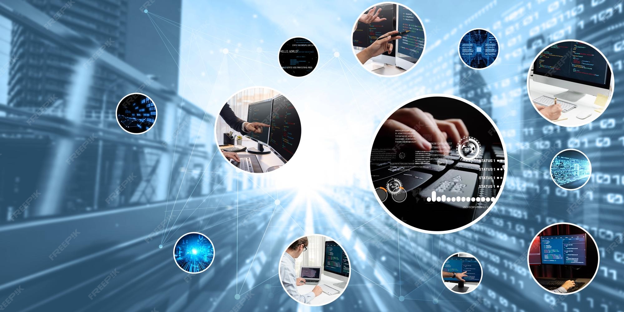 Premium Photo | Computer programming coding and ai artificial ...