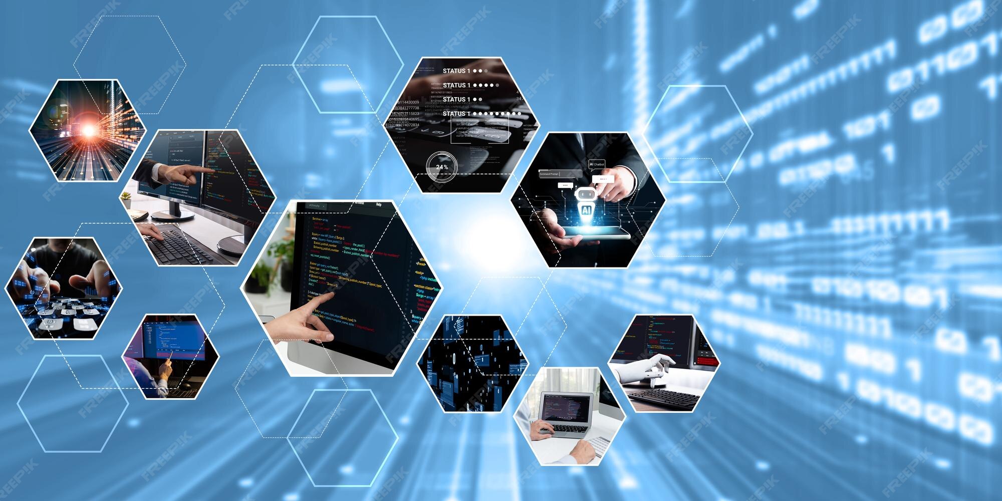 Premium Photo | Computer programming coding and ai artificial ...