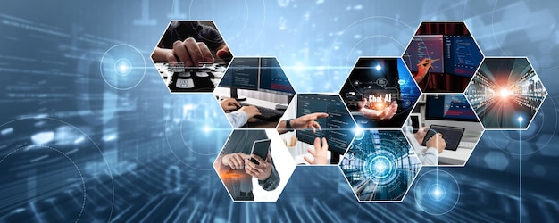 Premium Photo | Computer programming coding and ai artificial ...