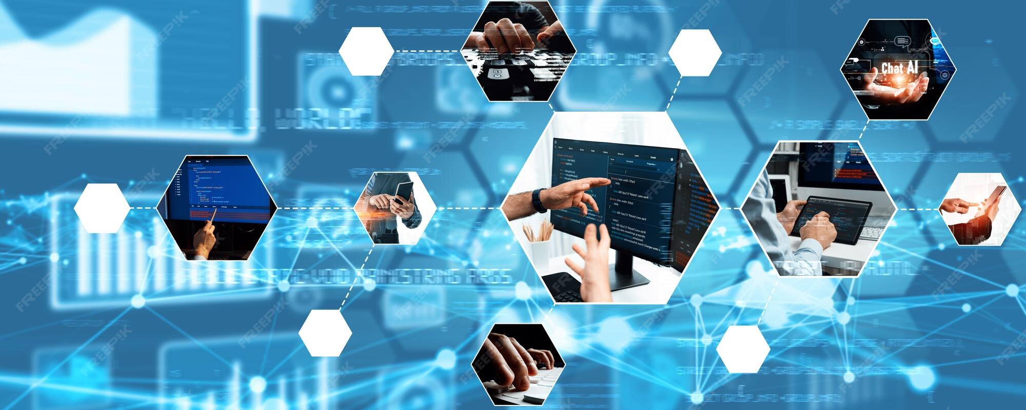 Premium Photo | Computer programming coding and ai artificial ...