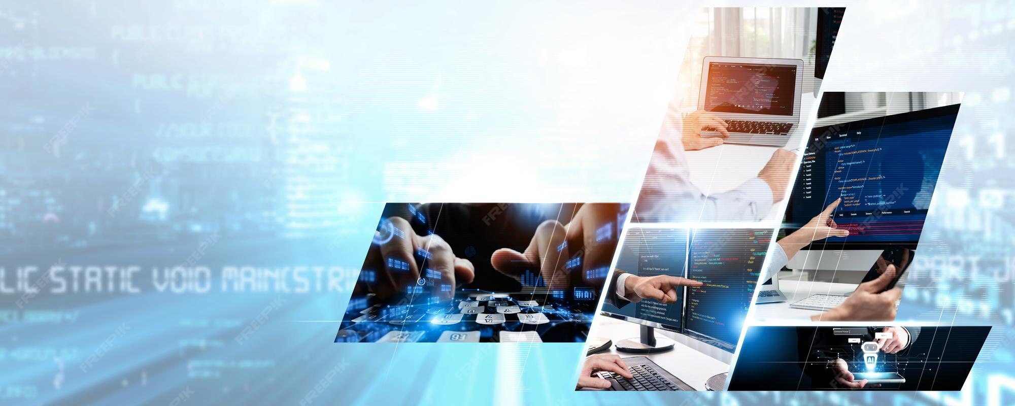 Premium Photo | Computer programming coding and ai artificial ...