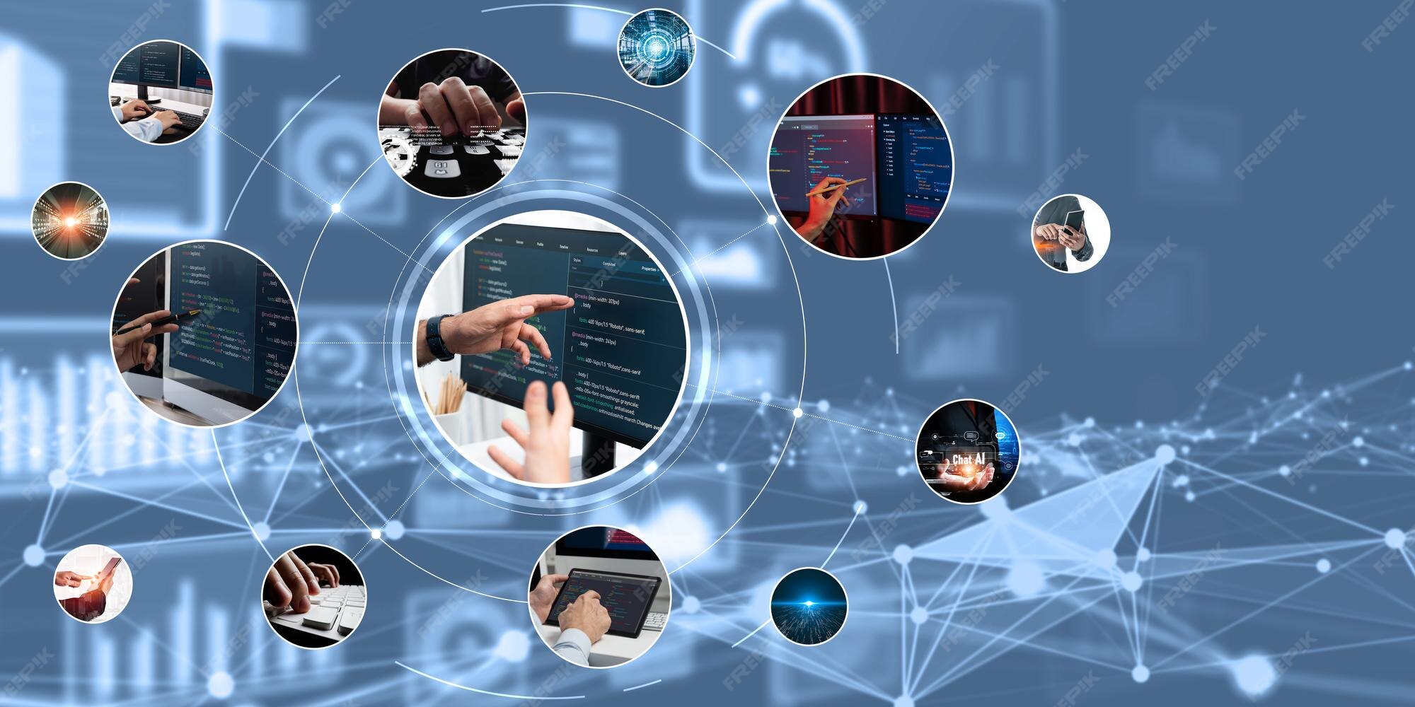 Premium Photo Computer Programming Coding And Ai Artificial Intelligence Nlp Data Development