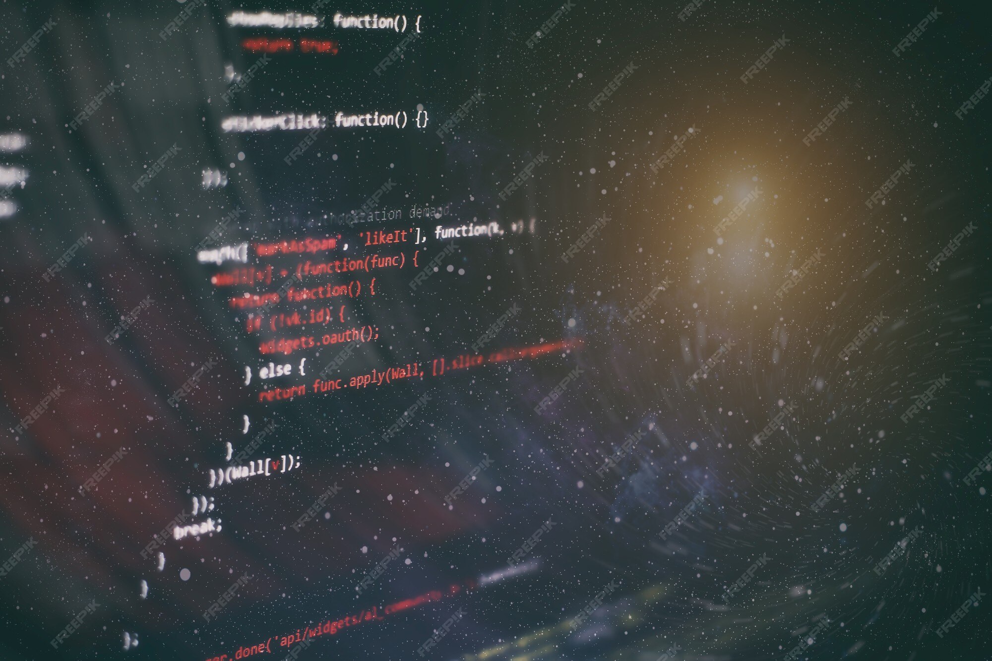 Premium Photo | Computer programming often shortened to programming is ...