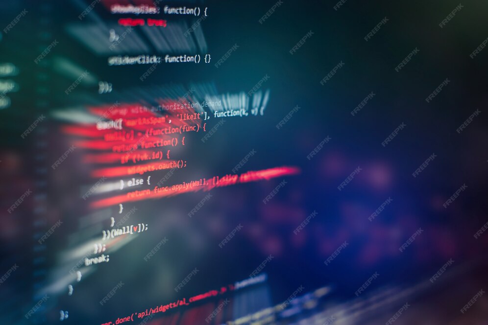 Premium Photo | Computer programming often shortened to programming is ...