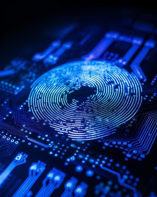 Premium Photo | Computer scanning and analyzing digital fingerprint on ... Premium Photo | Computer scanning and analyzing digital fingerprint on ...