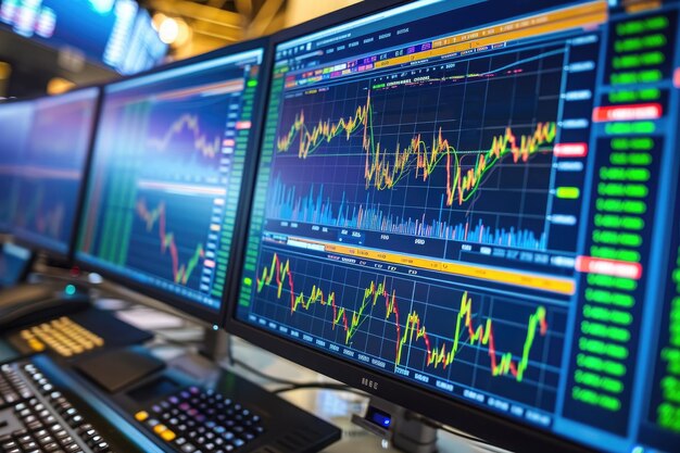 Premium AI Image | A computer screen displaying multiple screens ...