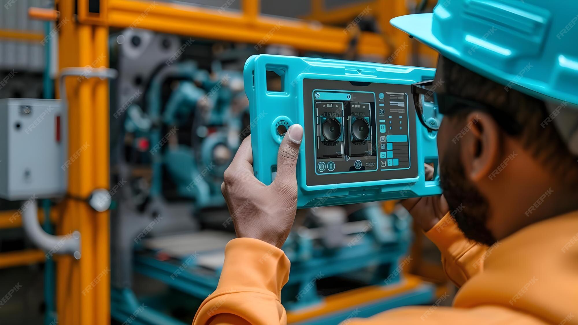 Premium Photo | Computer screen showing realtime AR interface with ...