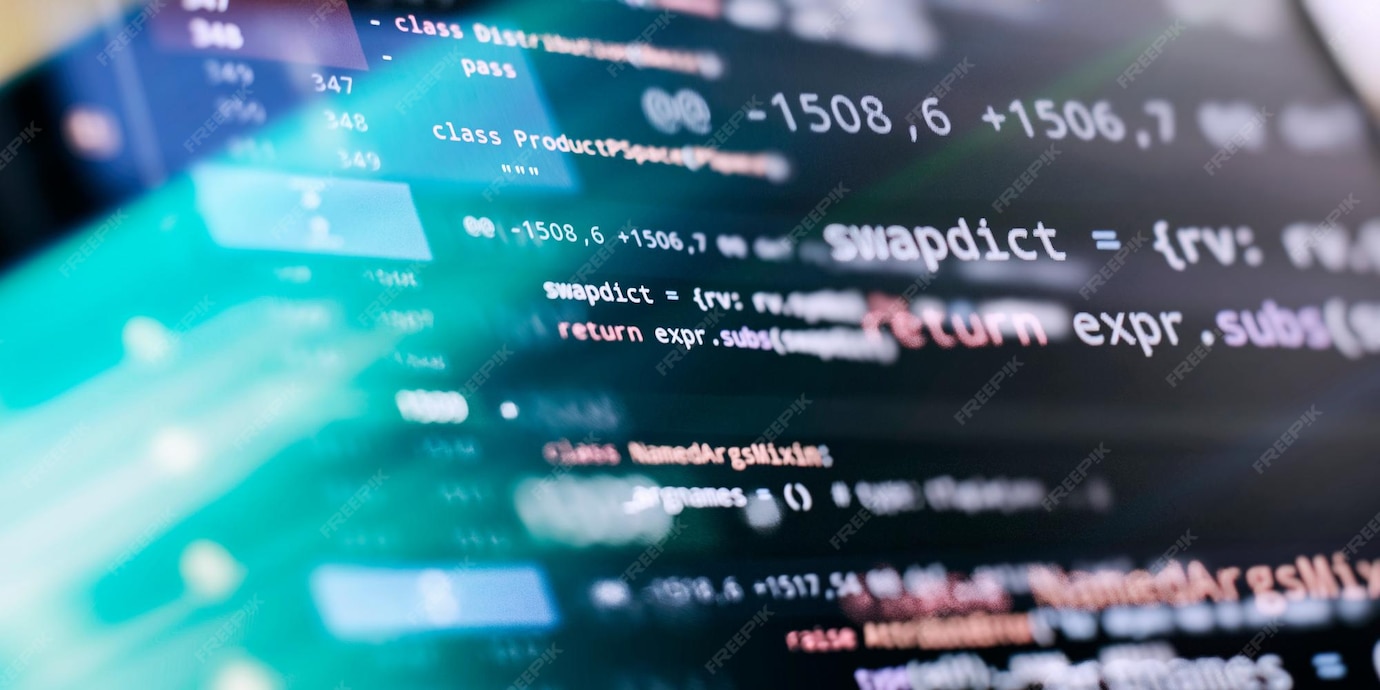 Premium Photo | Computer script mobile app developer programmer developer