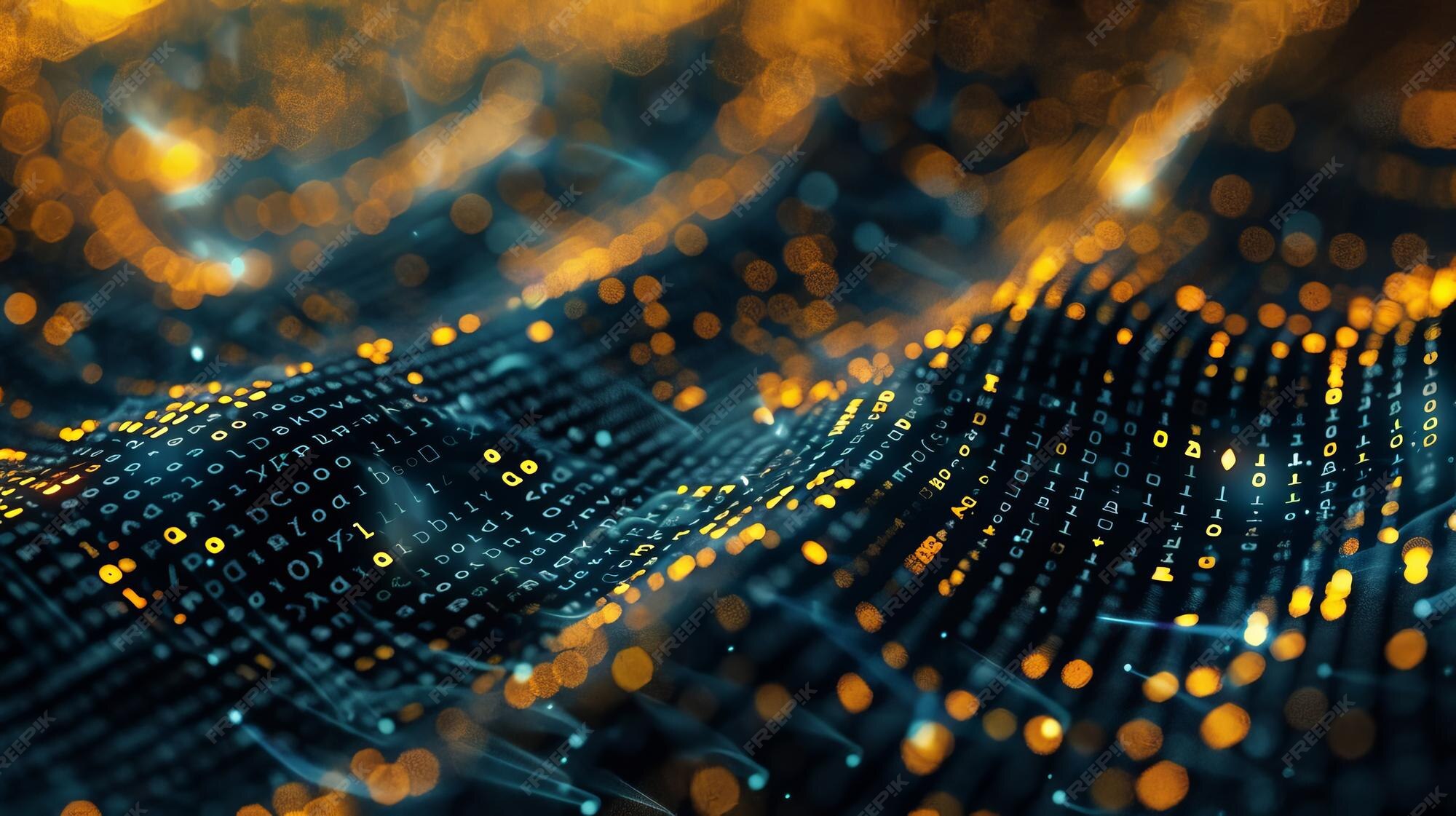 Premium Photo | Computer script Neural network Abstract background of ...