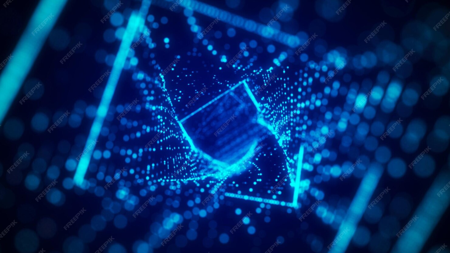 Premium Photo | Computer technology background Digital data flow ...