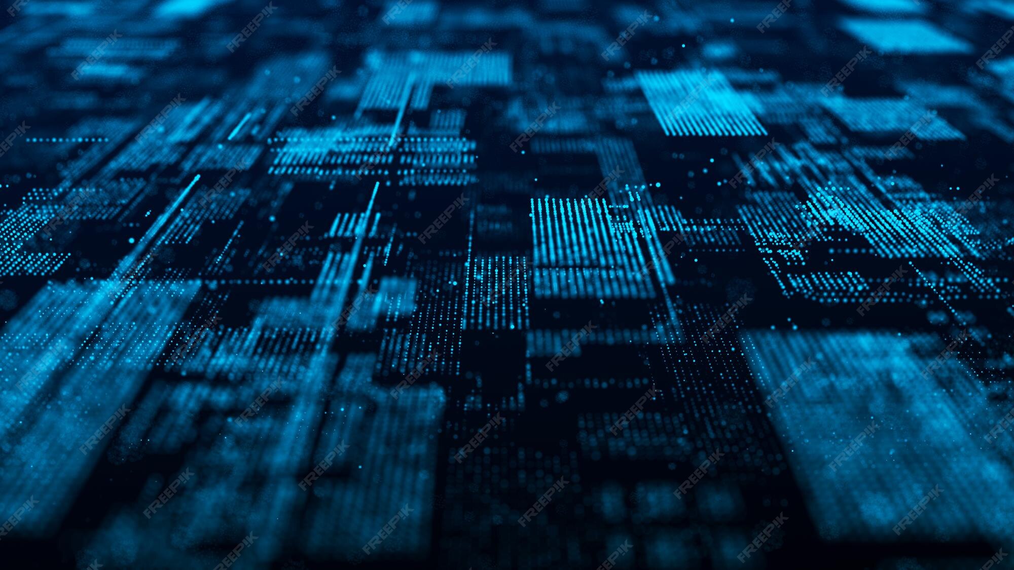 Premium Photo | Computer technology background Digital data flow ...