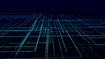 Premium Photo | Computer technology background digital data flow ...