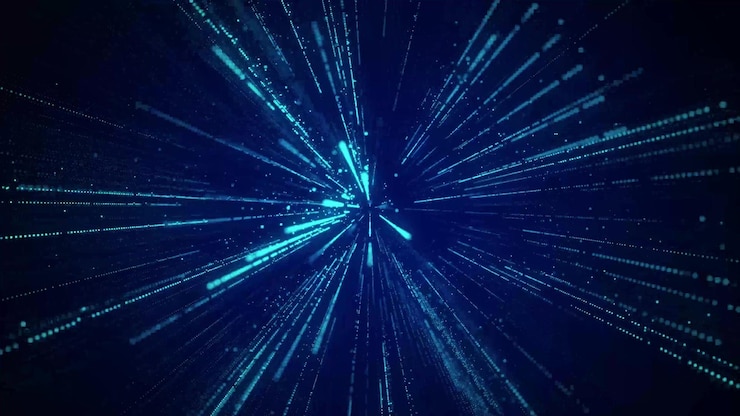 Premium Photo Computer Technology Background Digital Data Flow