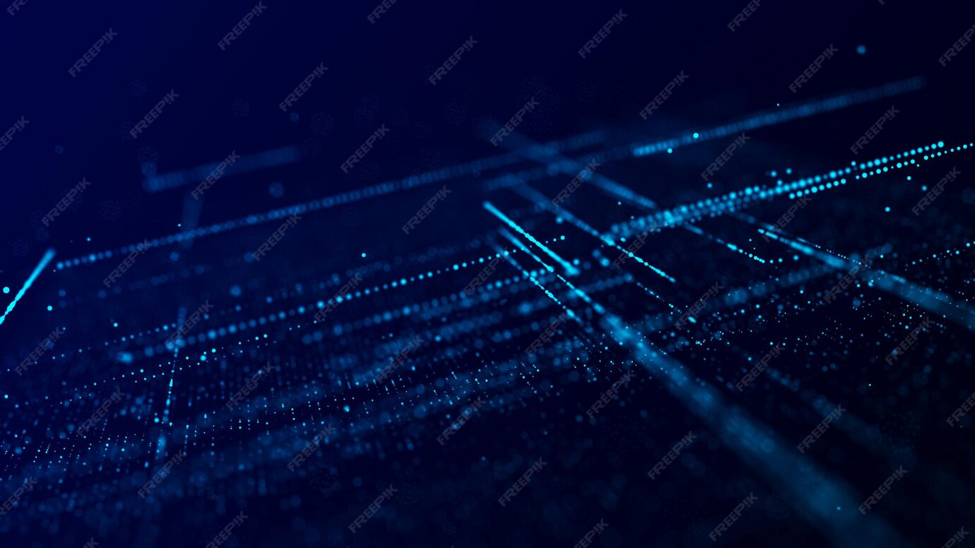 Premium Photo | Computer technology background Digital data flow ...