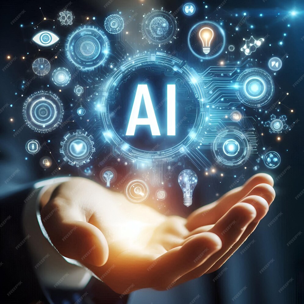 Concept of AI Technology and Human Connection | Premium AI-generated image Concept of AI Technology and Human Connection | Premium AI-generated image