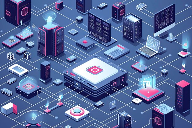 Page 2 | Network Isometric Images - Free Download on Freepik