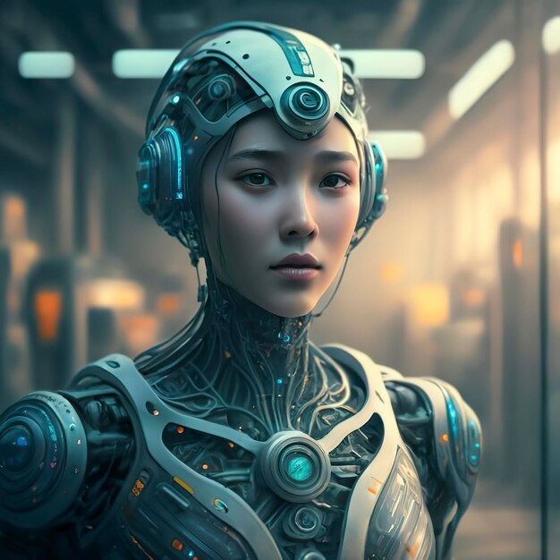 Premium Photo | The concept of developing an artificial intelligence ... Premium Photo | The concept of developing an artificial intelligence ...
