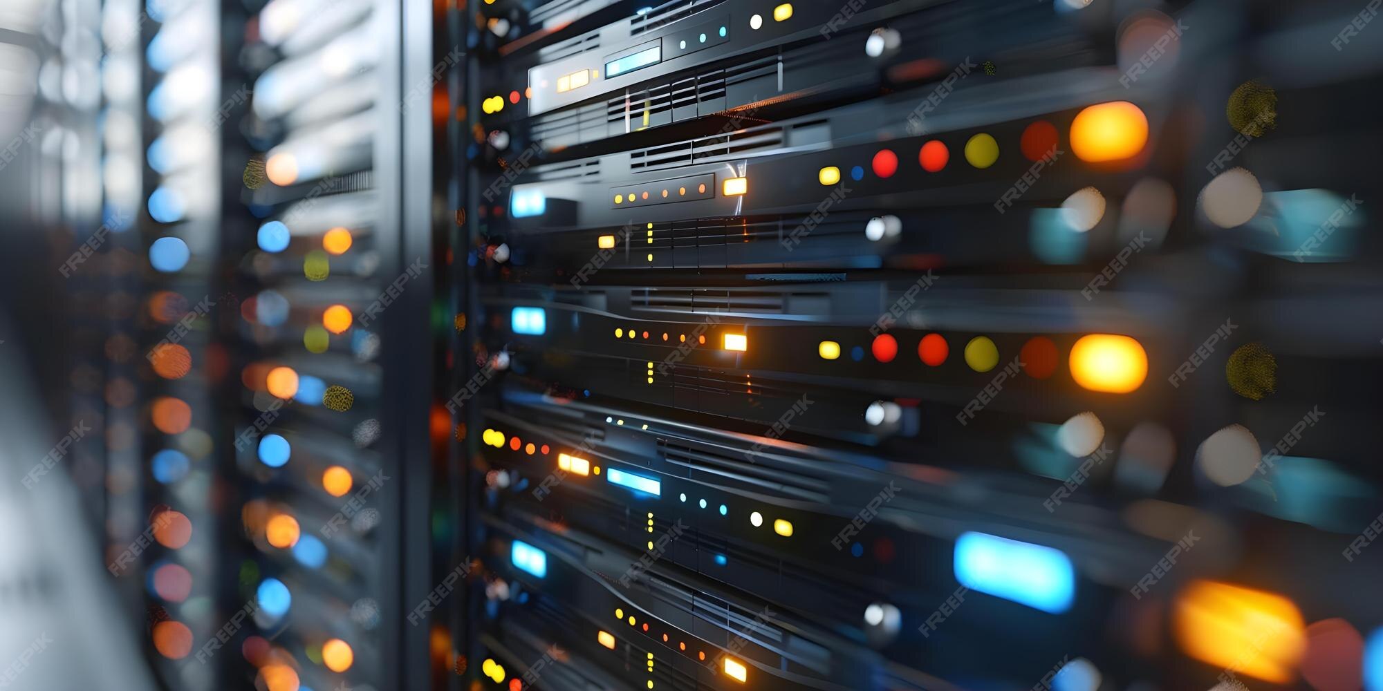 Premium Photo | Concept of expanding server infrastructure with 3D ...