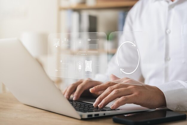 Premium Photo | The concept of upgrading the operating system with the ...