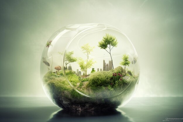 Premium AI Image | Conceptual Artwork Depicting Sustainability and ... Premium AI Image | Conceptual Artwork Depicting Sustainability and ...