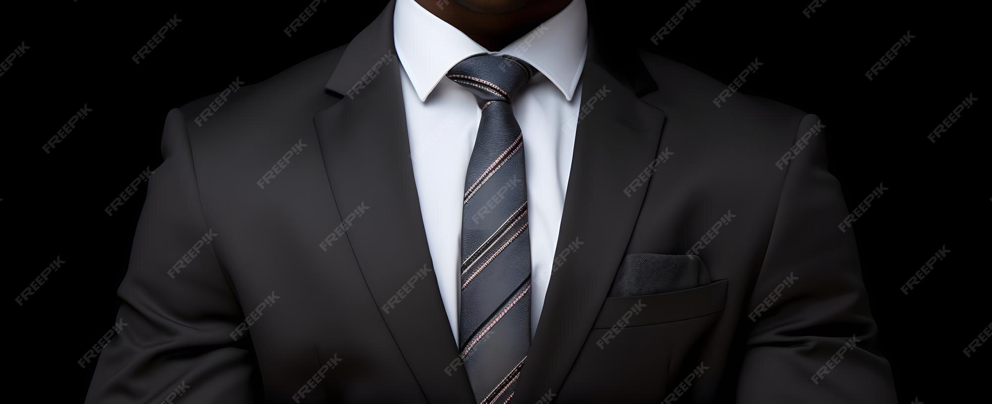 Premium Ai Image Confident Businessman In Formal Attire Standing