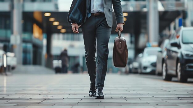Premium Photo | Confident businessman walking with briefcase in hand Premium Photo | Confident businessman walking with briefcase in hand