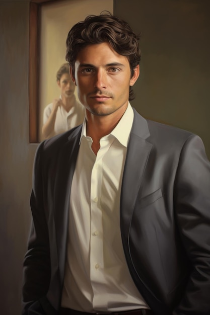 Confident man businessman Generative AI | Premium AI-generated image Confident man businessman Generative AI | Premium AI-generated image