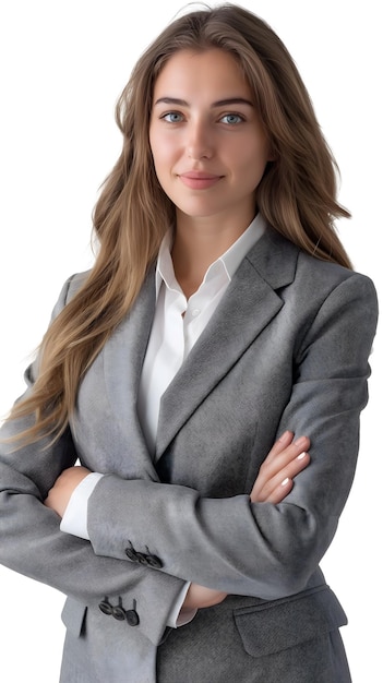 Premium Photo | Confident Young Woman in Professional Attire Premium Photo | Confident Young Woman in Professional Attire