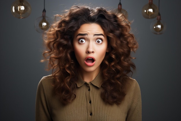 Premium Photo | Confused Reaction of a Girl Generative Ai Premium Photo | Confused Reaction of a Girl Generative Ai