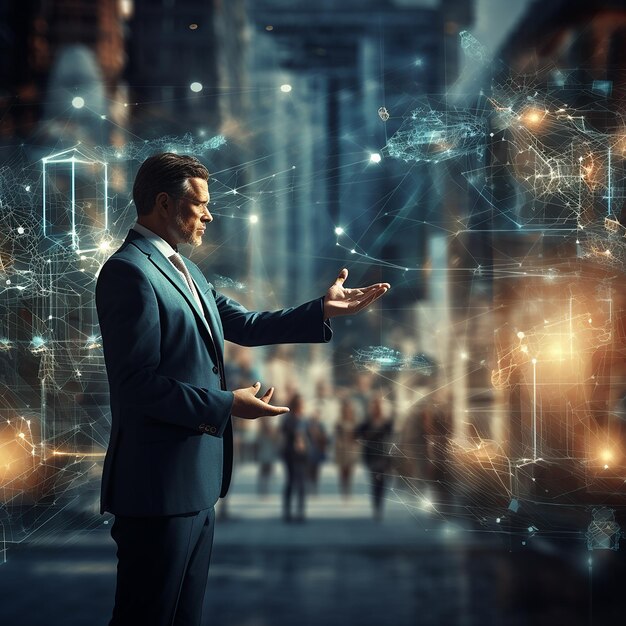 Premium Photo | Connecting People Business Communication Concept Premium Photo | Connecting People Business Communication Concept