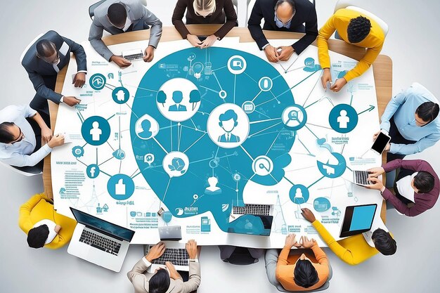 Premium Photo | Connecting People Social Networking Computer Network Premium Photo | Connecting People Social Networking Computer Network