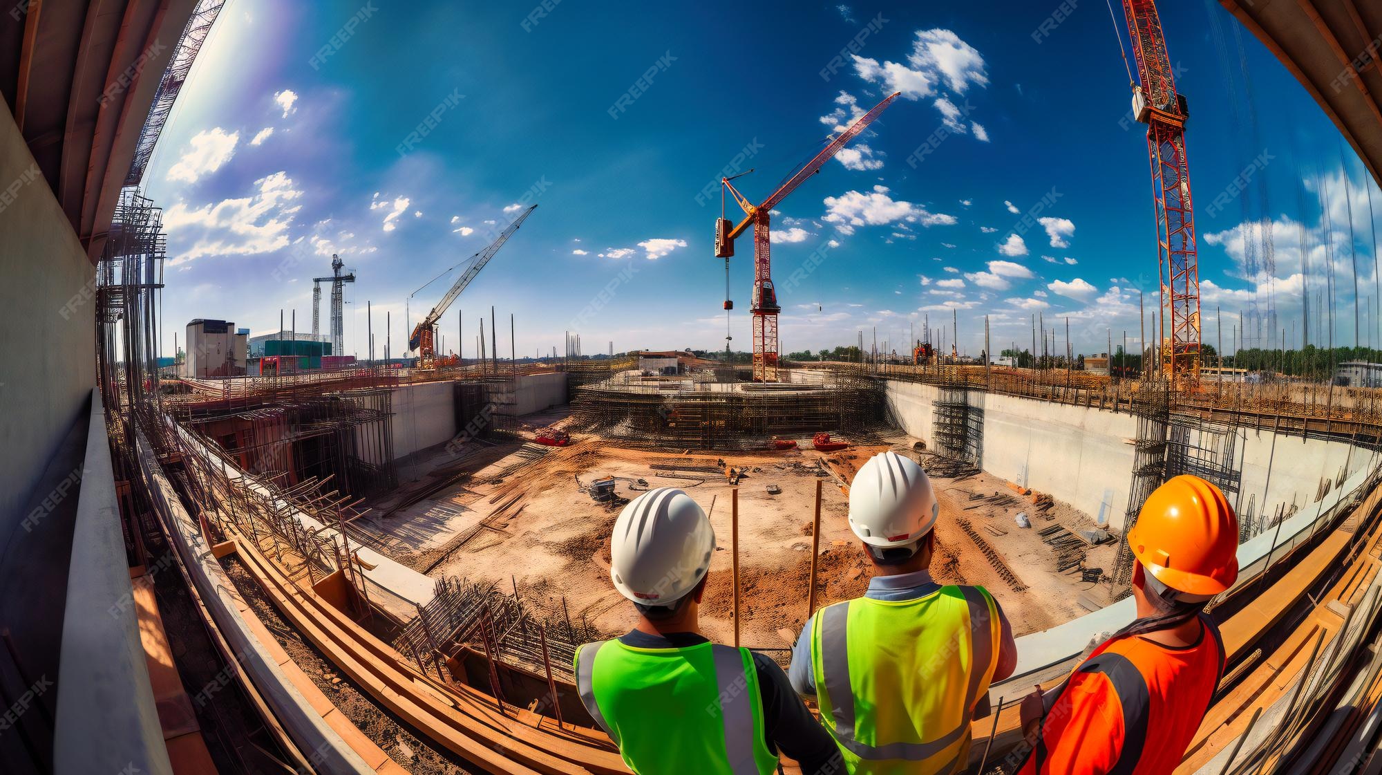 Premium Photo | Construction engineers collaborating and supervising a ... Premium Photo | Construction engineers collaborating and supervising a ...
