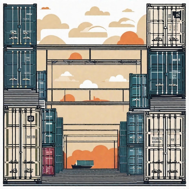 Premium AI Image | Containerization with Docker for Efficiency Premium AI Image | Containerization with Docker for Efficiency