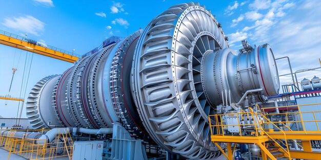 Premium Photo | Converting Mechanical Energy from Turbines into ... Premium Photo | Converting Mechanical Energy from Turbines into ...