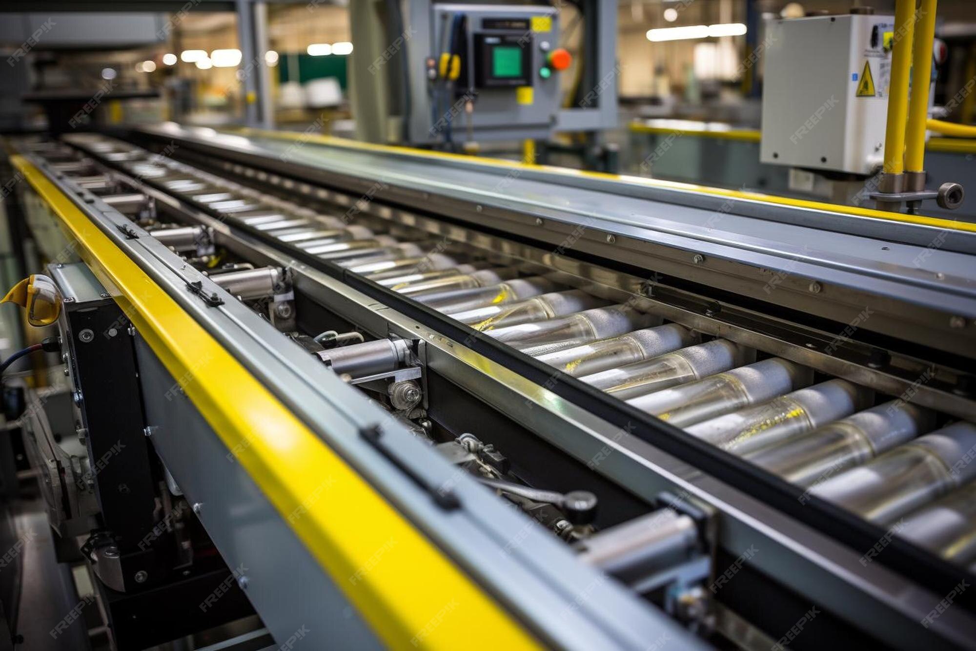Premium Photo | Conveyor belt with automated defect detection sys Premium Photo | Conveyor belt with automated defect detection sys