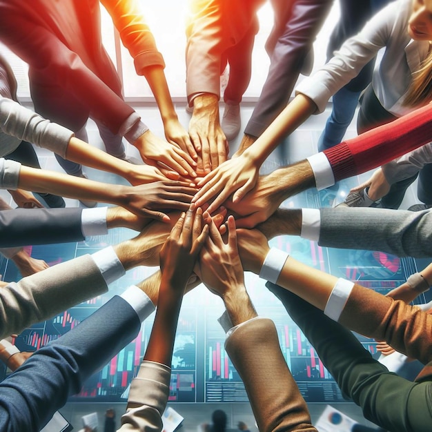 Premium Photo | Corporate team building Premium Photo | Corporate team building