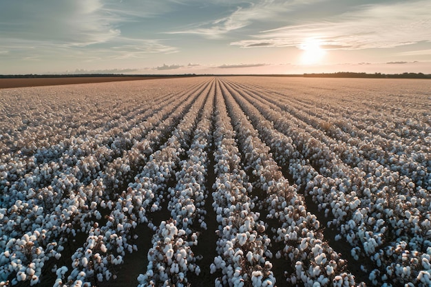Premium Photo | Cotton Fields Symphony Aerial View of Expansive Cotton ... Premium Photo | Cotton Fields Symphony Aerial View of Expansive Cotton ...