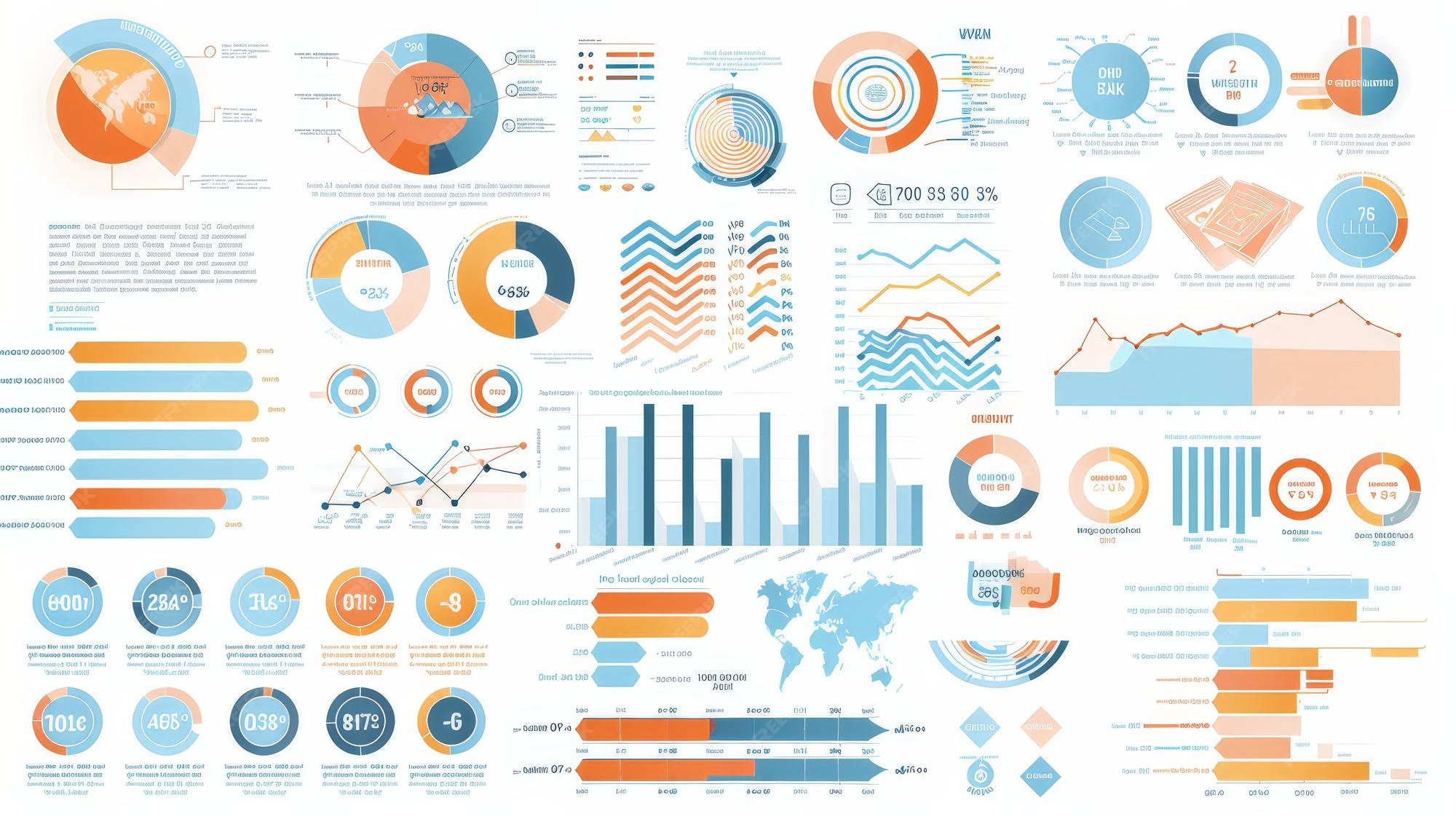 Create an infographic showcasing the different types of data structured ...