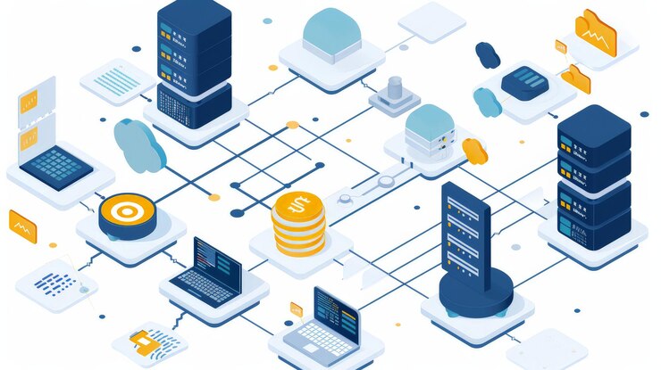Create a visual aid showing the process of data integration from ...