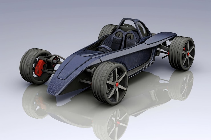 Premium Photo | Creating a 3D model of a concept car using ...