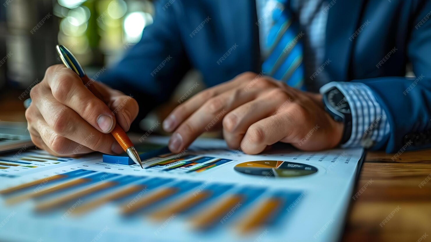 Premium Photo | Creating Reports on KPI Metrics using Business ...