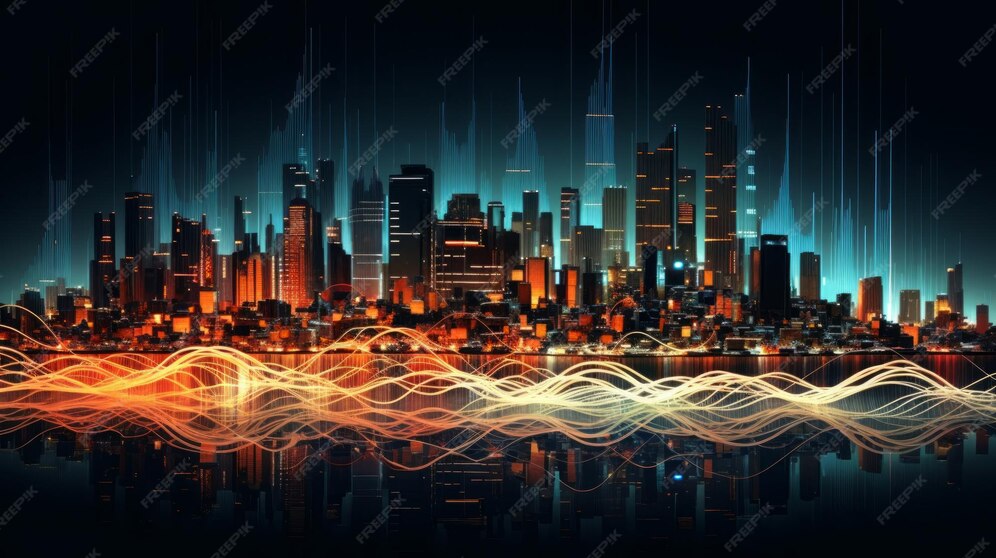 Premium AI Image | Creative audio waveforms transforming into vibrant ... Premium AI Image | Creative audio waveforms transforming into vibrant ...