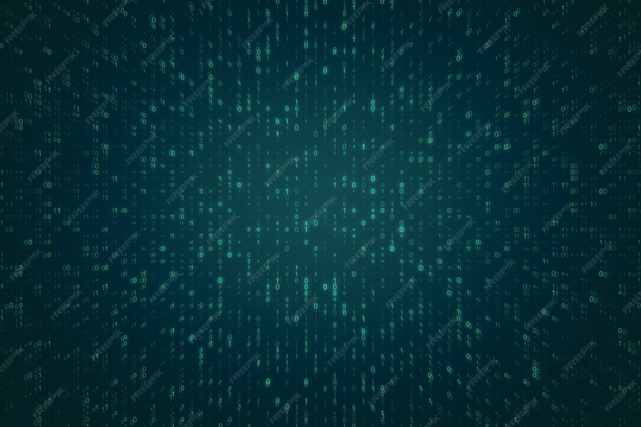 Premium Photo | Creative binary code texture with numbers Computing concept 3D Rendering