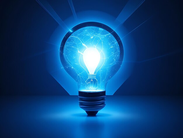 Premium AI Image | Creative light bulb abstract Premium AI Image | Creative light bulb abstract